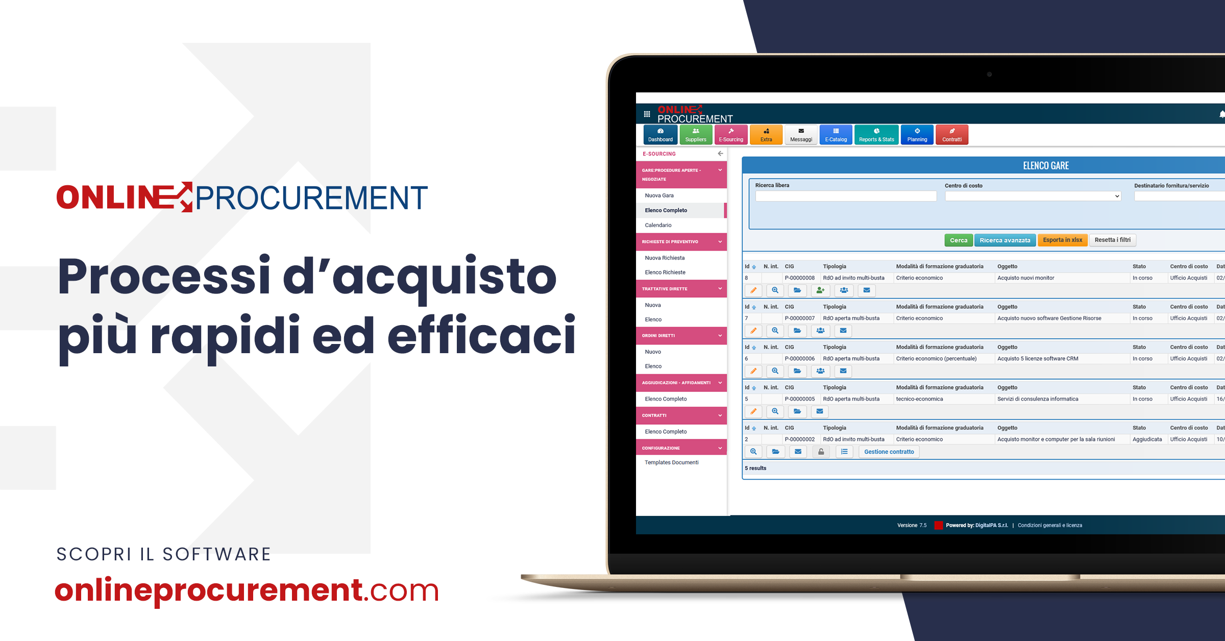 Software gestione ordini, acquisti, fornitori, processi di ...